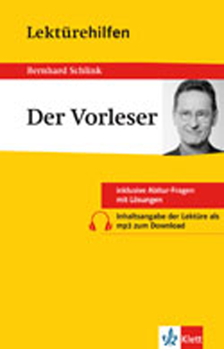 Klett Lektürehilfen Bernhard Schlink, Der Vorleser
