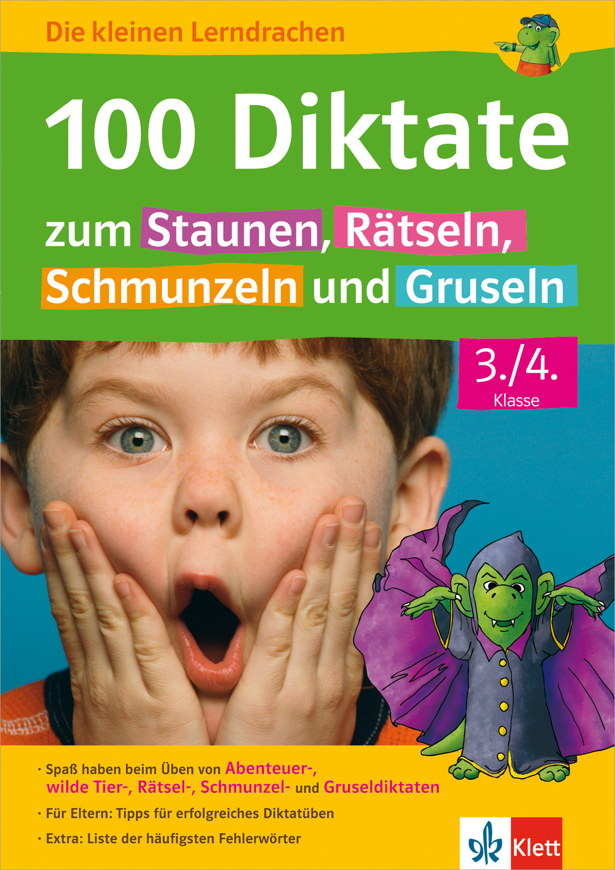 Klett 100 Diktate zum Staunen, Rätseln, Schmunzeln und Gruseln