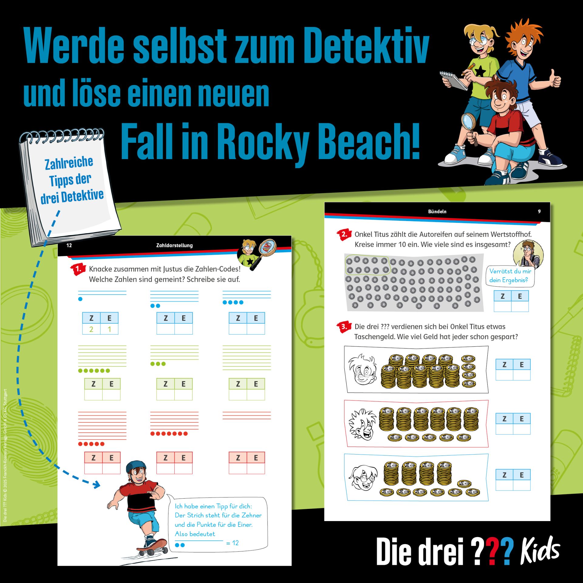 Klett Lerntraining | Die drei ??? Kids für die Grundschule